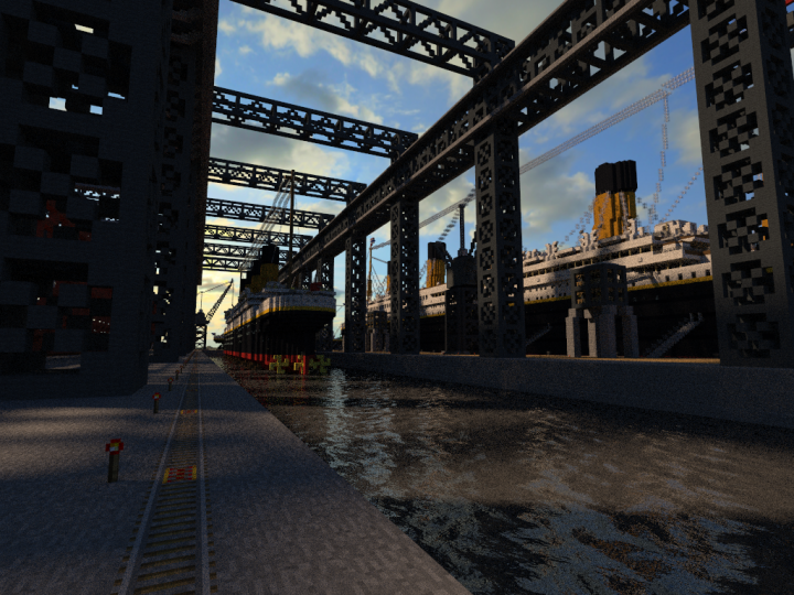 WhiteStarCraft Shipyard 2 Minecraft Map