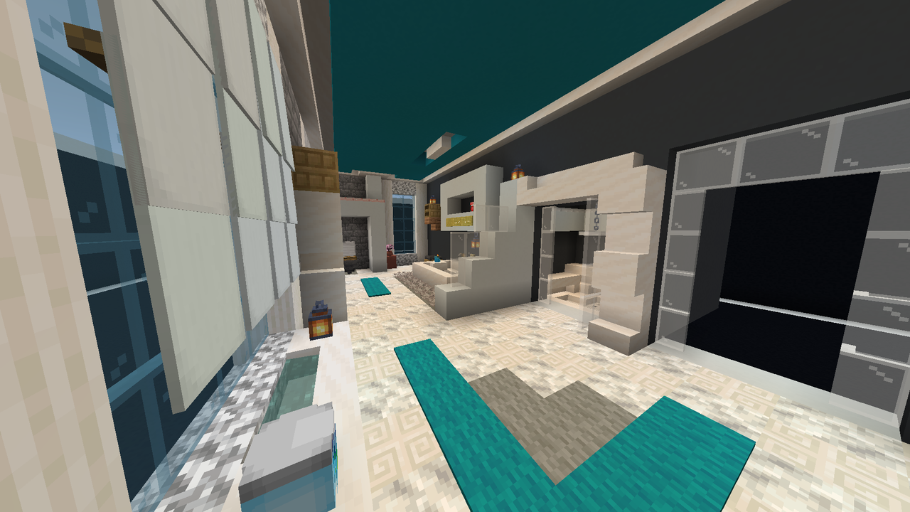 Contemporary Modern Bathroom Minecraft Map