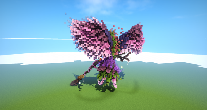 Floral Bird from the Imagination Minecraft Map