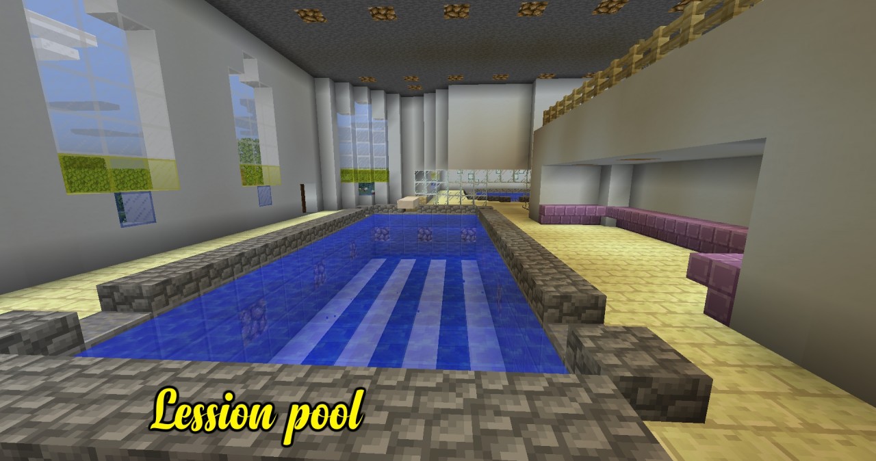Sunny Swimming pool Minecraft Map