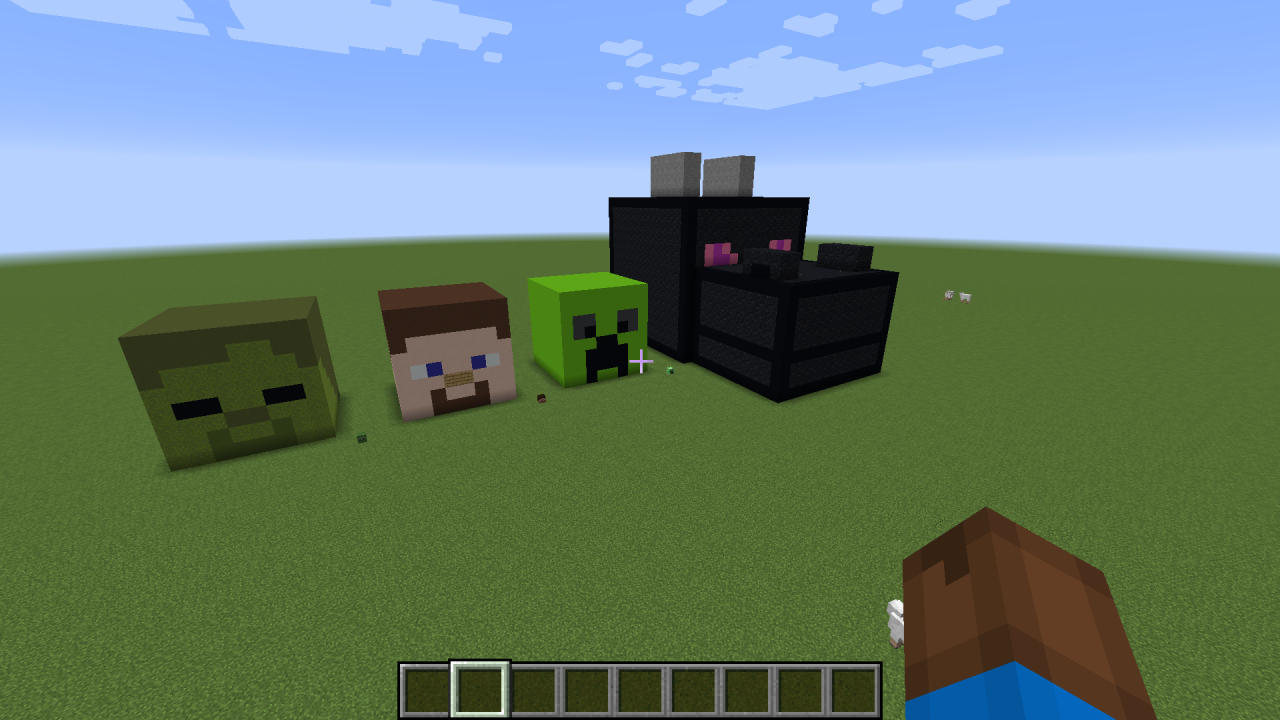 Making Giant Mob Heads Minecraft Map