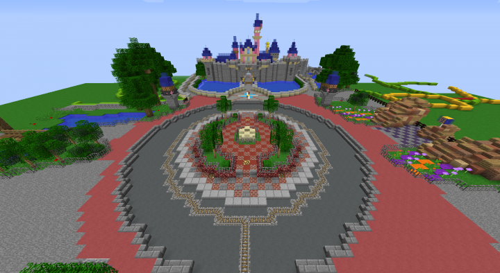 Disneyland Anaheim Minecraft Map