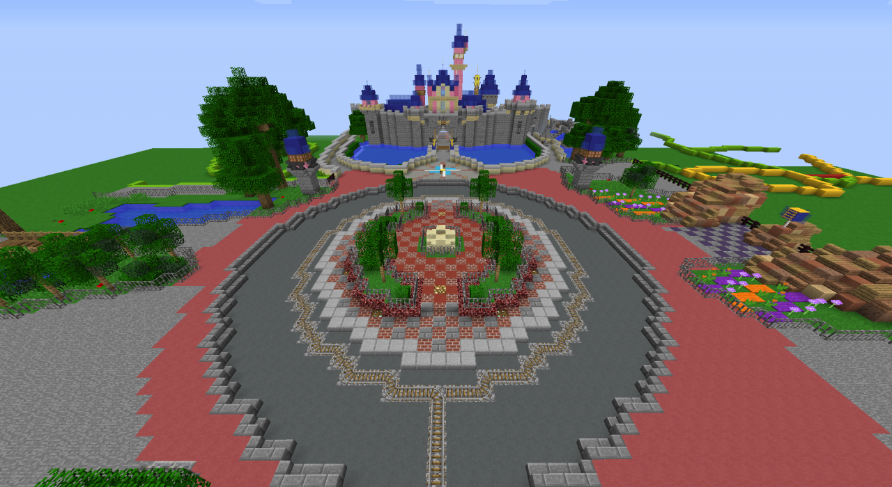 Disneyland Anaheim Minecraft Map