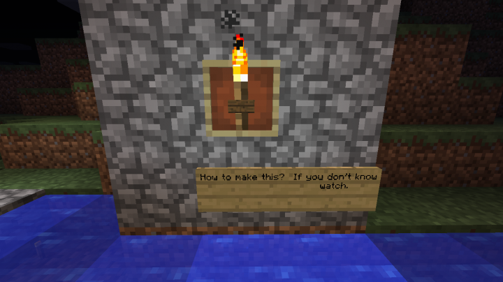 How to make a good torch Minecraft Map