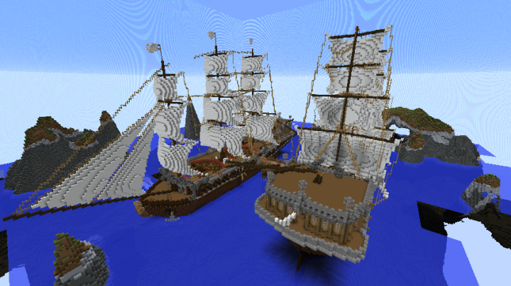 Pirate ships Minecraft Map
