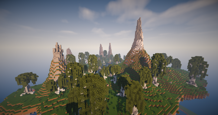 sky world Minecraft Map