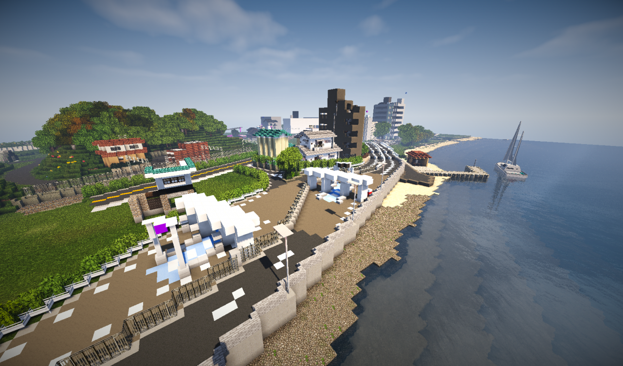 Kanagawa Prefecture Minecraft Map