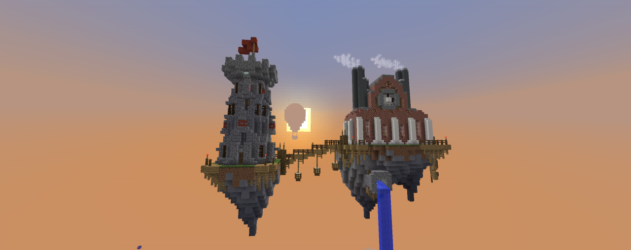 The Floating Factory Minecraft Map