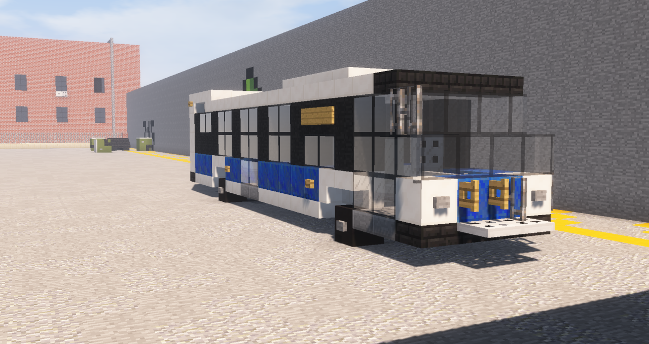 (old) MTA Nova Bus LFS Diesel & Diesel Artic Minecraft Map