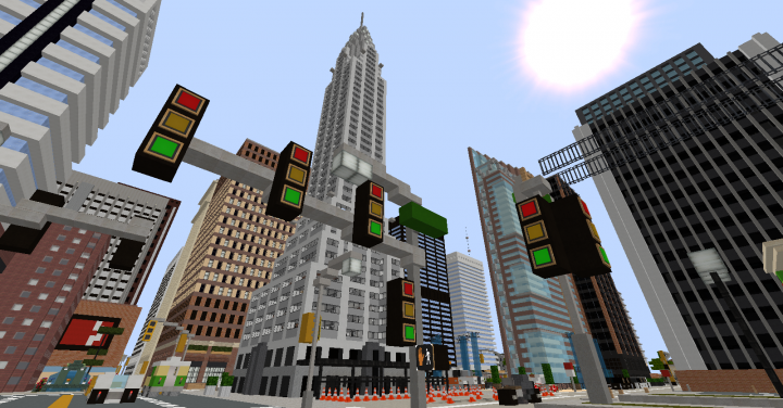 West Cost Traffic Lights (8 Ideas) Minecraft Map