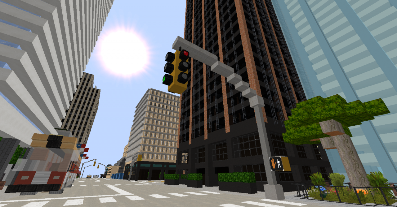 New York Traffic Lights (12 Ideas) Minecraft Map