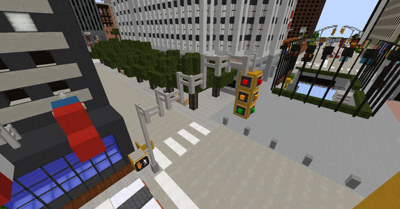 New York Traffic Lights (12 Ideas) Minecraft Map