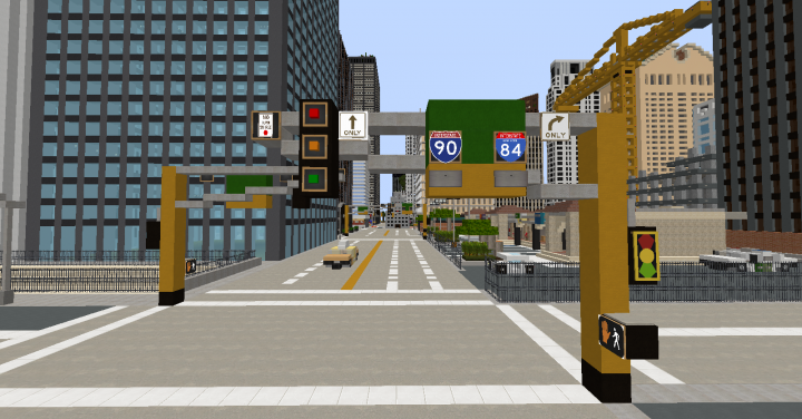 West Cost Traffic Lights (8 Ideas) Minecraft Map