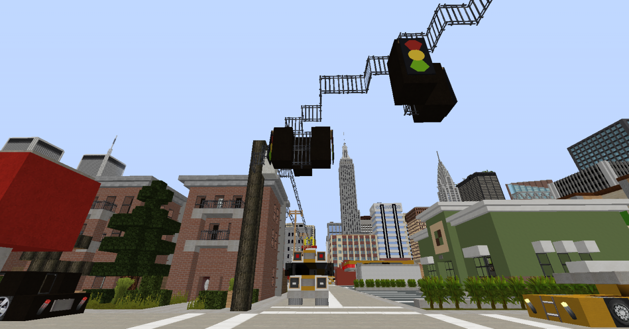 Vintage Traffic Lights (5 Ideas) Minecraft Map
