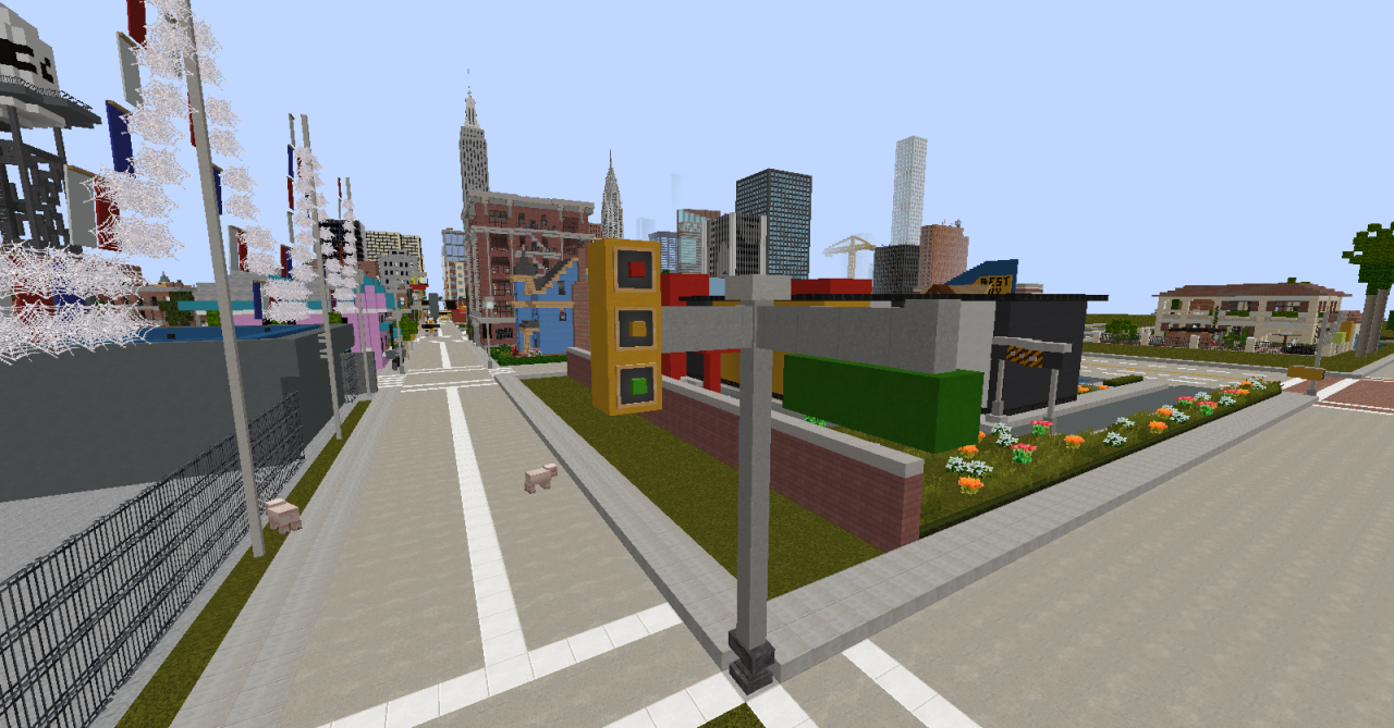 New York Traffic Lights (12 Ideas) Minecraft Map