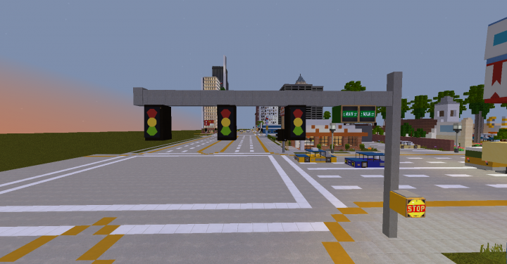 West Cost Traffic Lights (8 Ideas) Minecraft Map