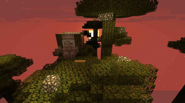 Bacca Village Lucky Block Sky Wars Minecraft Map