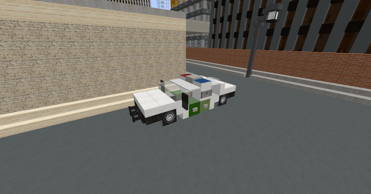 Sécurity Car (Ford Crown Victoria) Minecraft Map