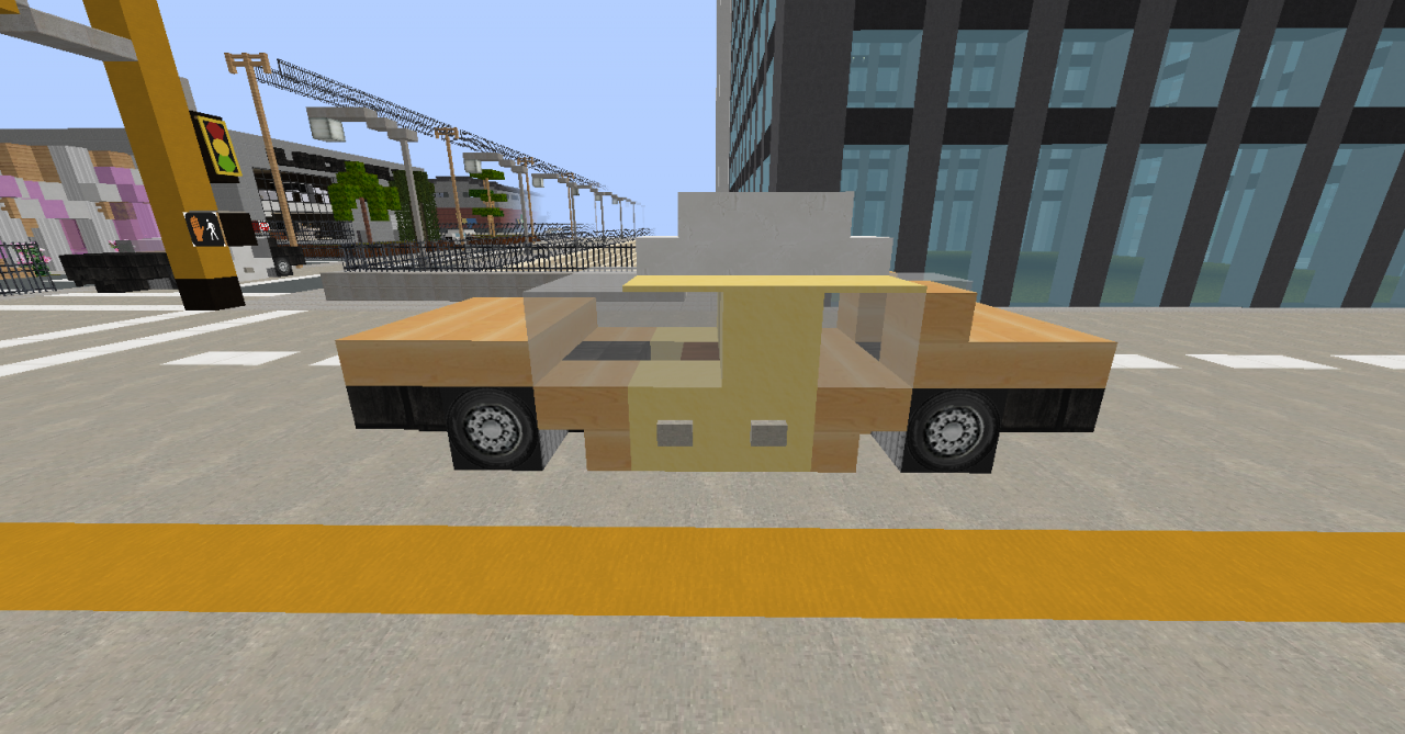 NYC Taxi Cab (Ford Crown Victoria) Minecraft Map