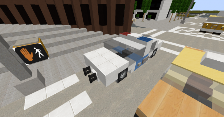 NYPD Police Car (Ford Crown Victoria) Minecraft Map