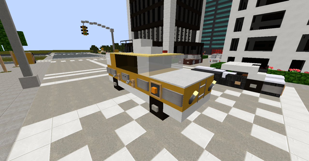NYC Taxi Cab SUV Minecraft Map