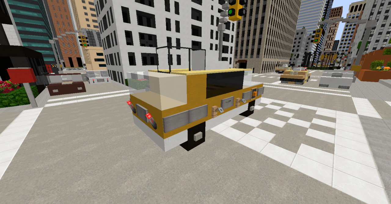 NYC Taxi Cab SUV Minecraft Map