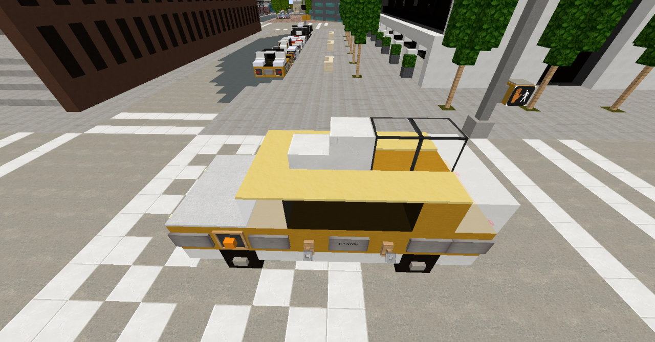 NYC Taxi Cab SUV Minecraft Map