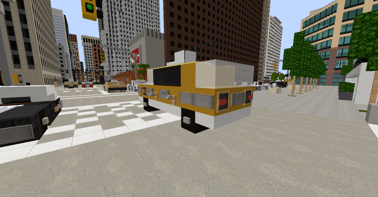 NYC Taxi Cab SUV Minecraft Map