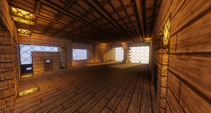 Modern Wood 3 Story House Minecraft Map