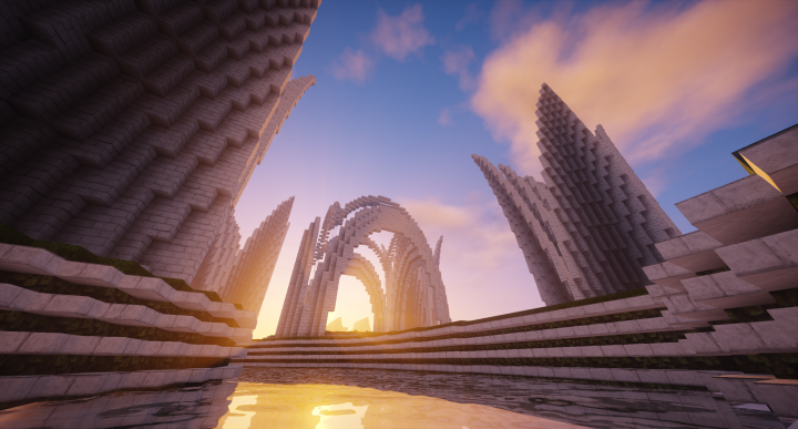 Modern Creative Server Spawn Minecraft Map