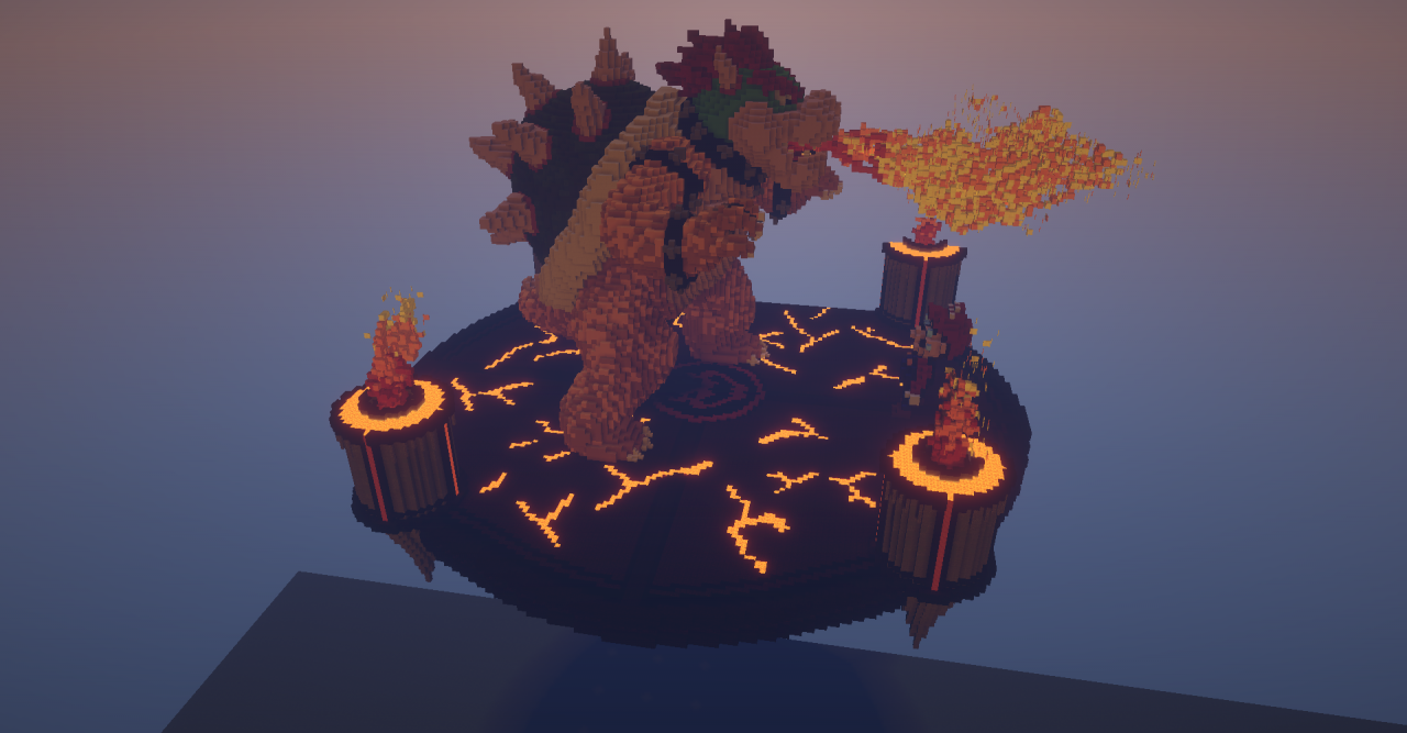 Bowser Battle Minecraft Map