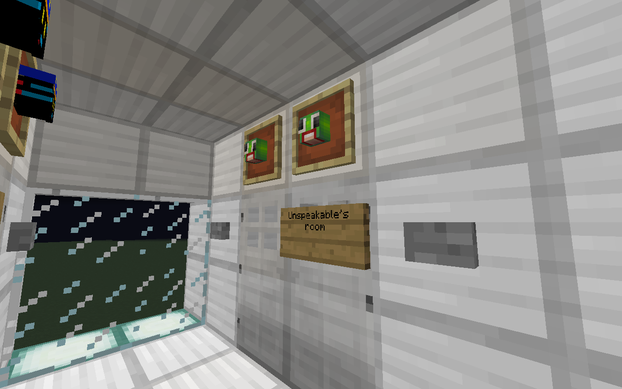 Puzzle for unspeakable Minecraft Map