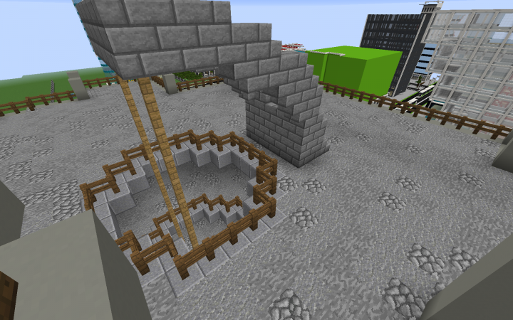 Construction Zone Of A Building Minecraft Map