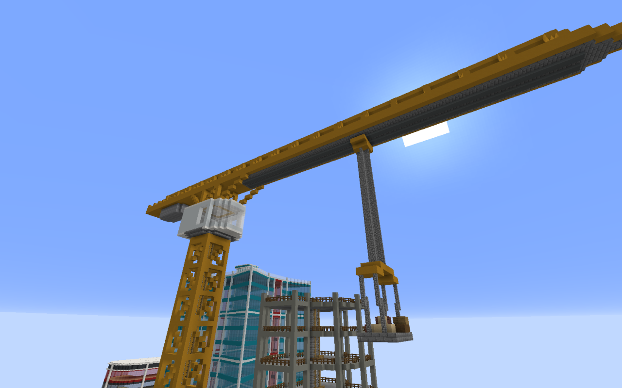 Construction Zone Of A Building Minecraft Map