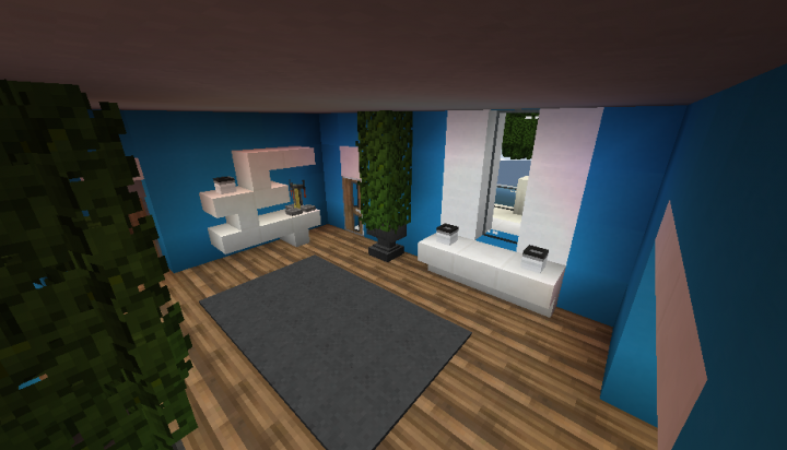 Blue Mansion Minecraft Map