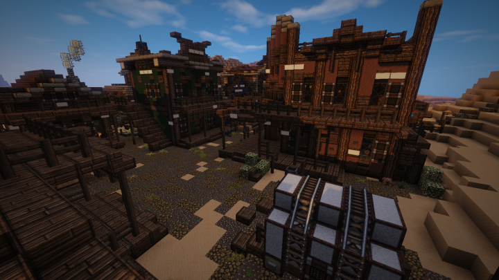 Adding some more Life to my Wild Western Town Minecraft Map