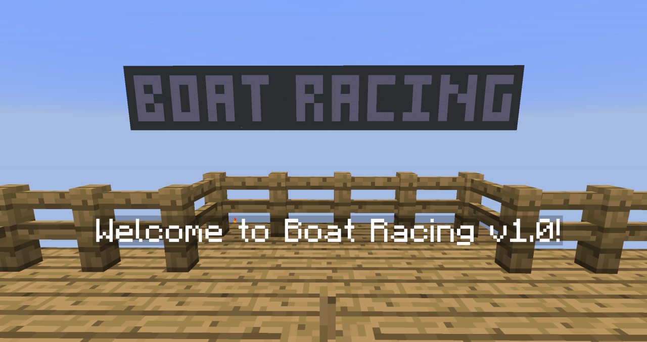 Boat Racing Minecraft Map
