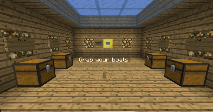 Boat Racing Minecraft Map