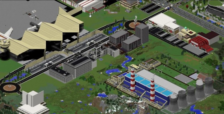 Freebuild City Minecraft Map
