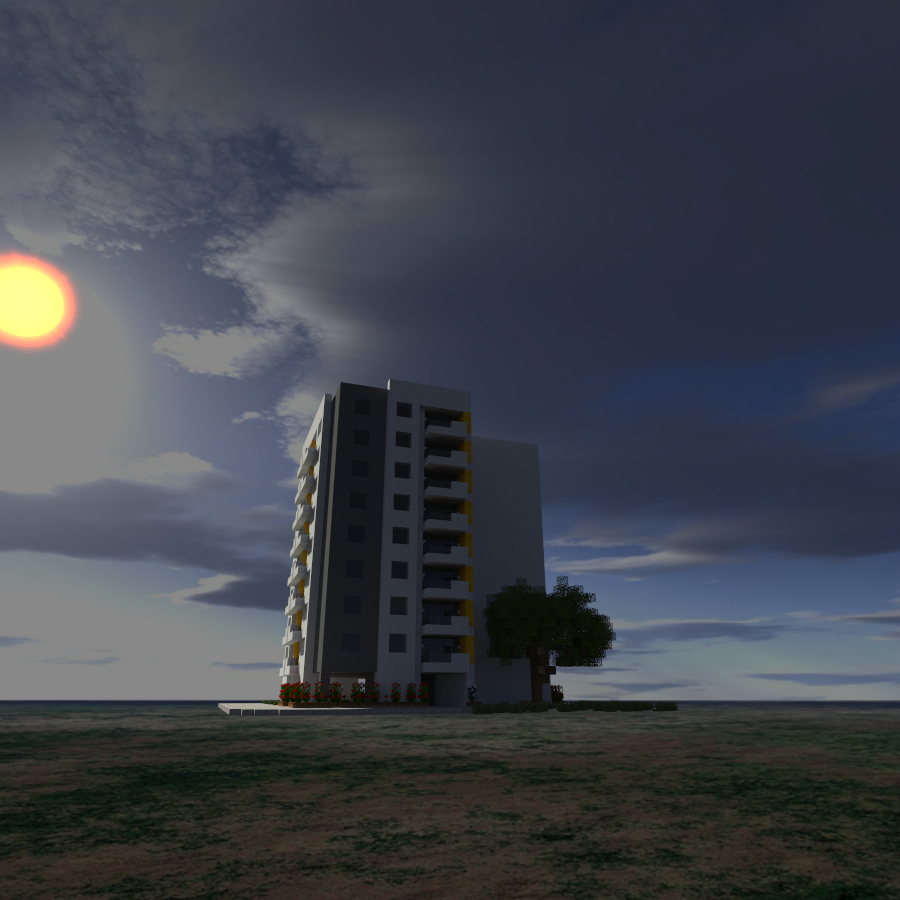 Simple Apartment Building 1 [Download] Minecraft Map