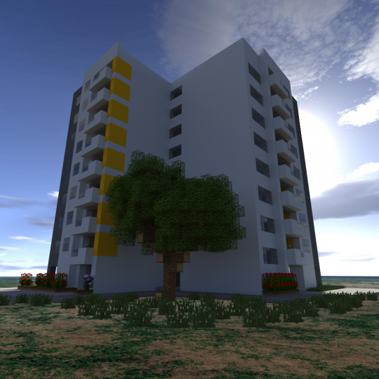 Simple Apartment Building 1 [Download] Minecraft Map