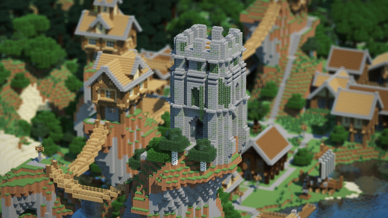 Avalon village Minecraft Map