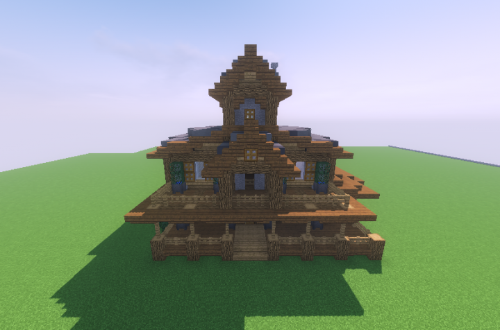 Large Rustic House Minecraft Map