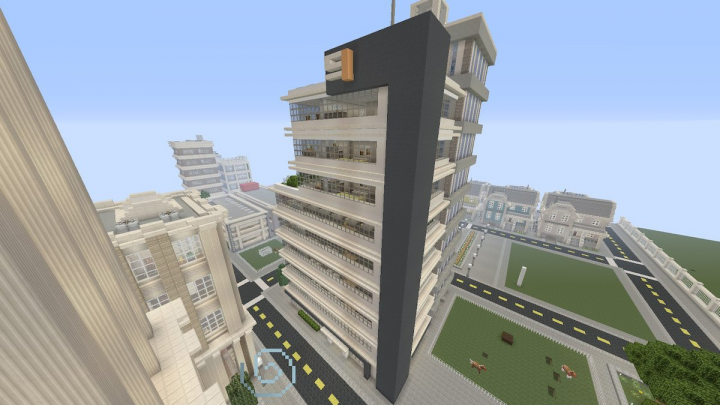 Stripe Building Minecraft Map