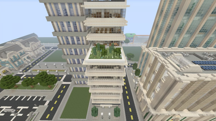 Stripe Building Minecraft Map