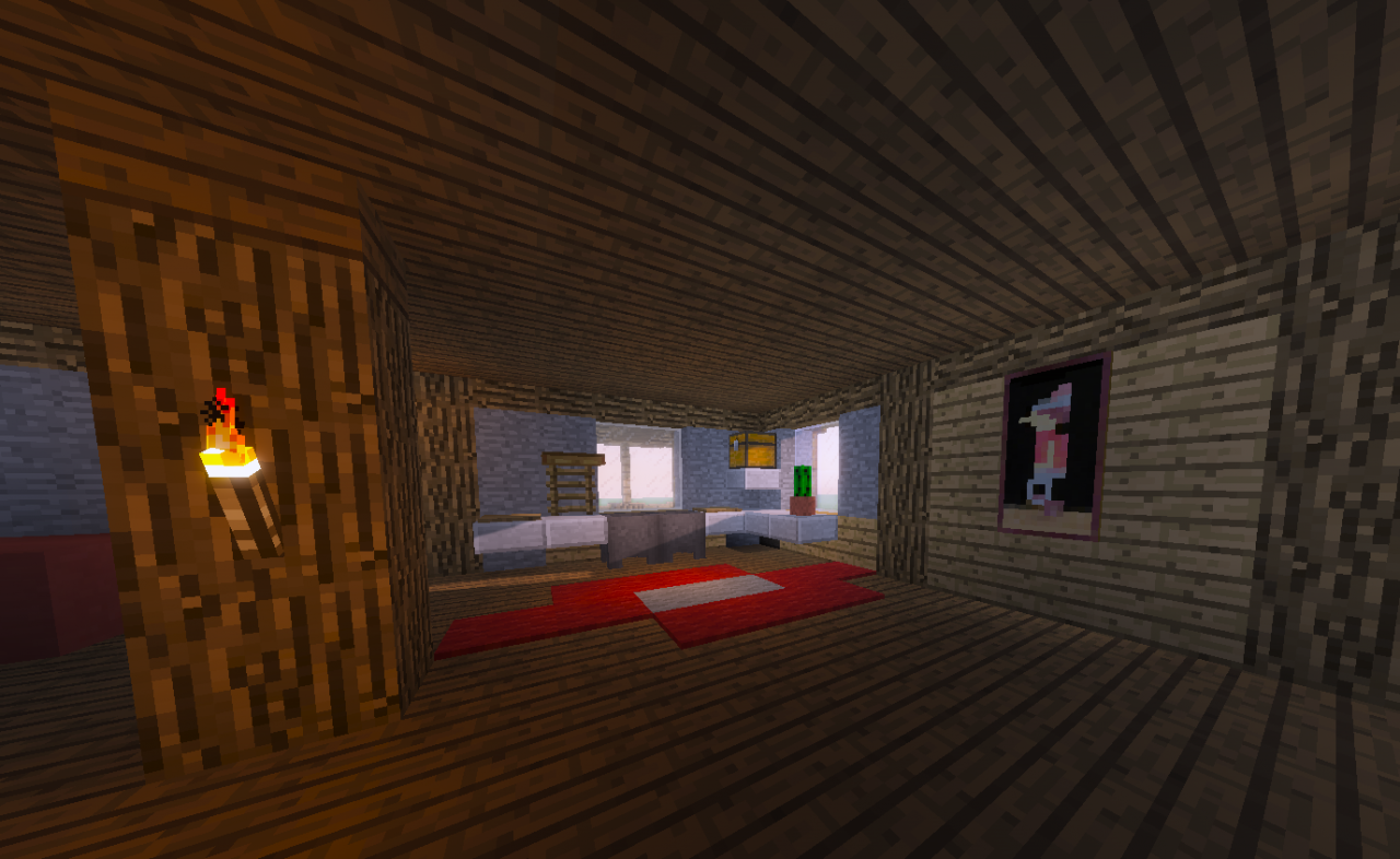 Large Rustic House Minecraft Map