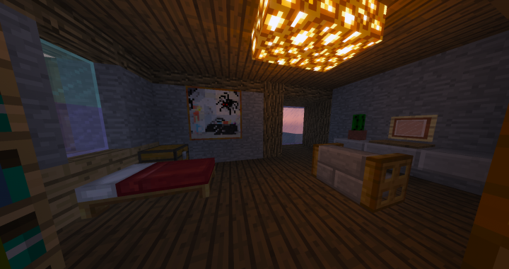 Large Rustic House Minecraft Map