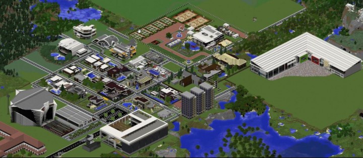 Freebuild City Minecraft Map