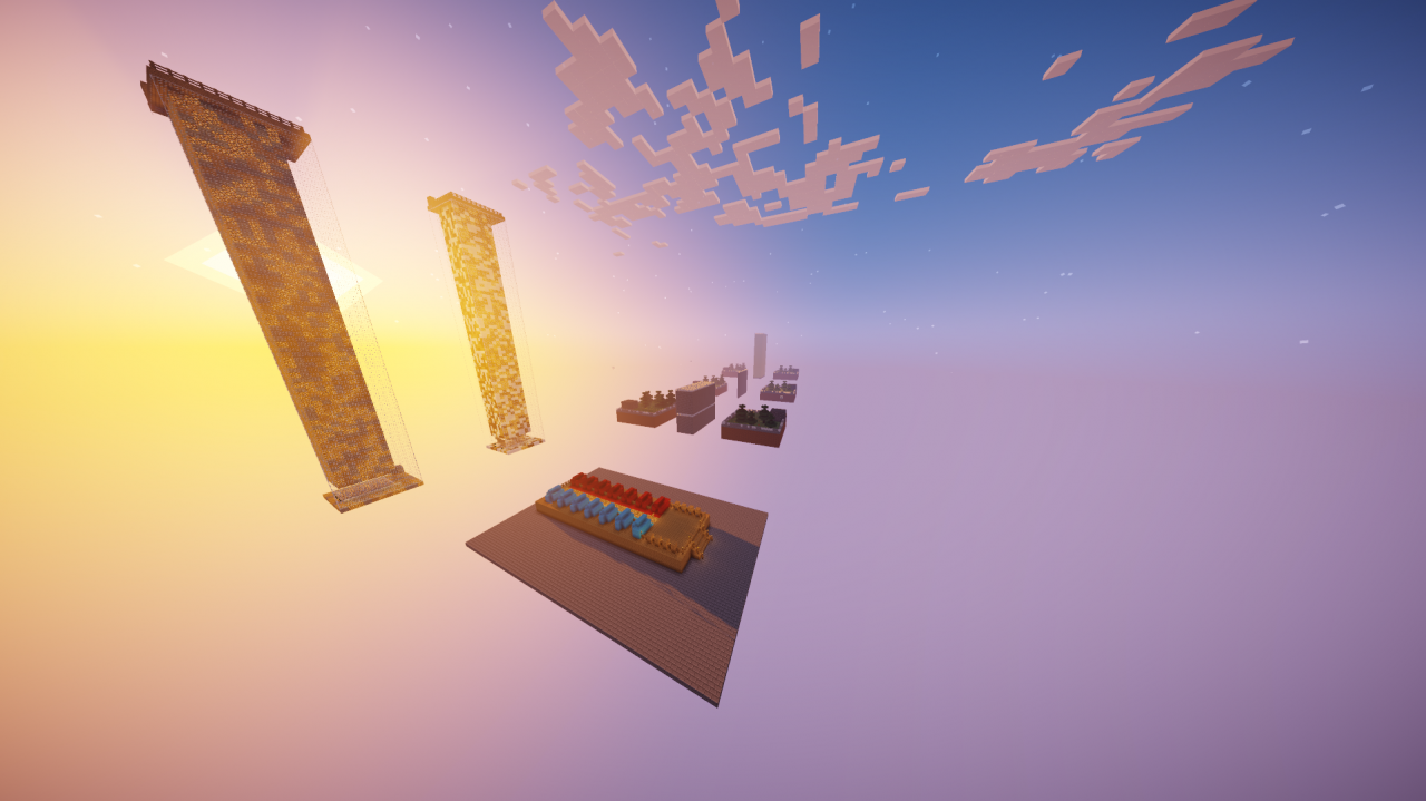 MINECRAFT TNT WARS MAP WITH 10 DIFRIENT ISLANDS Minecraft Map