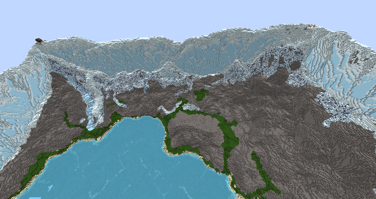 Ice Mountains Minecraft Map